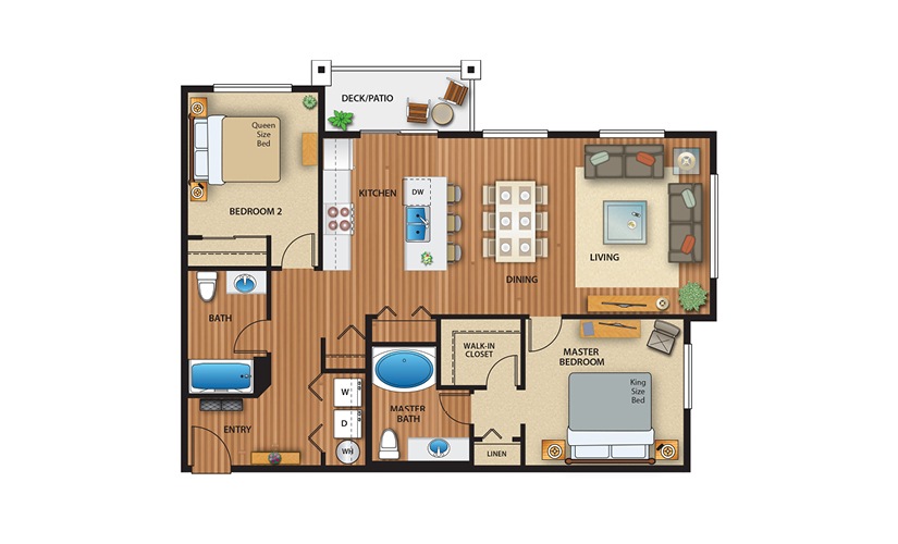 Available one, two and three bedroom apartments in Eugene, OR ...